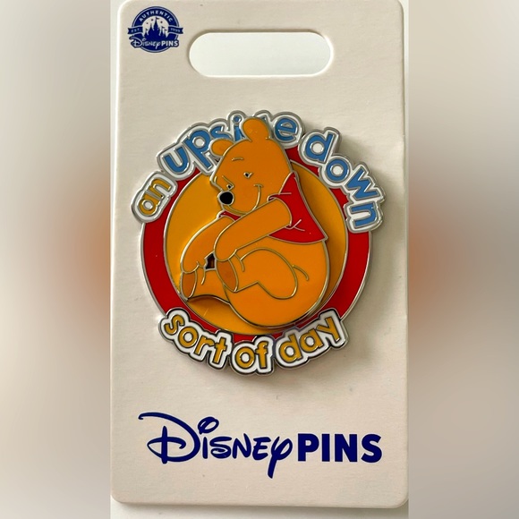 Disney | Accessories | Disney Winnie The Pooh Pin New An Upside Down ...